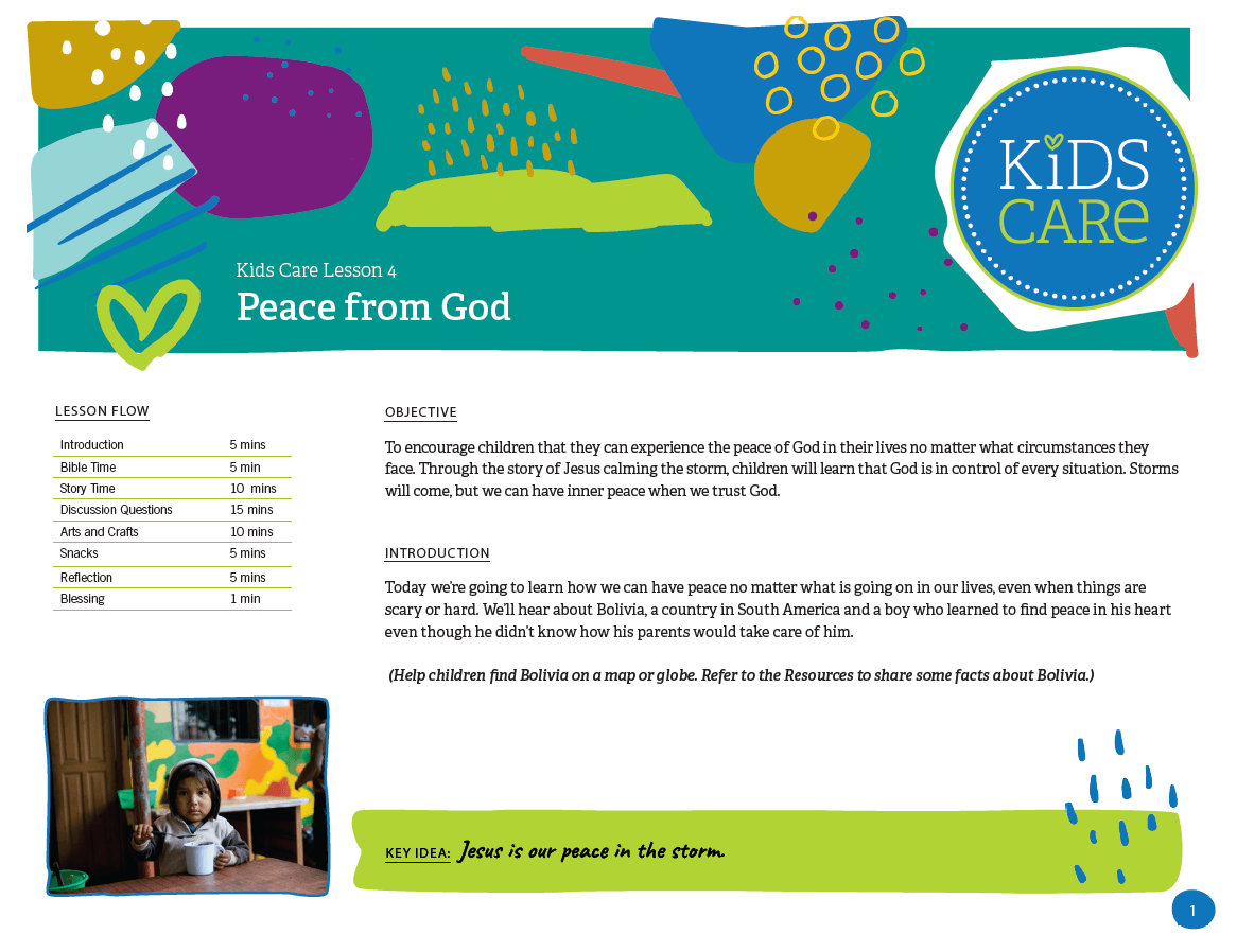 Peacemakers: Lesson 4 - CBM - Canadian Baptist Ministries