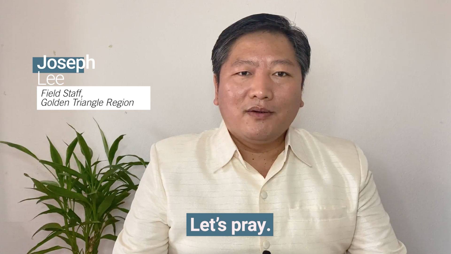 Pray with Joseph Lee - CBM - Canadian Baptist Ministries